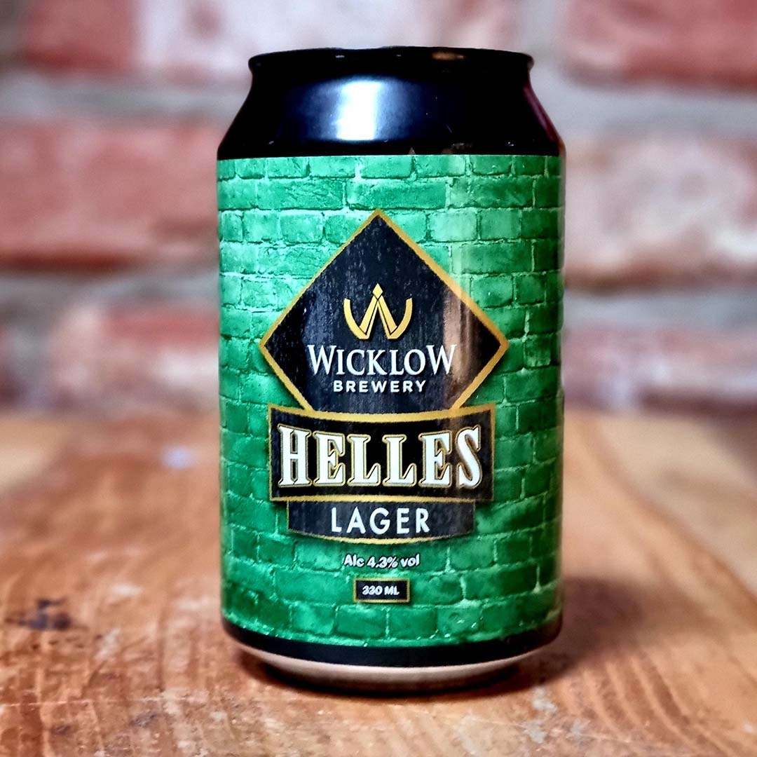 Wicklow Helles - Munich Style Lager (330ml Cans) Case of 24